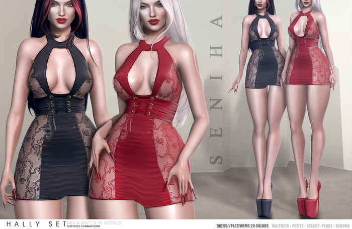 Second Life Marketplace - Seniha. Hally Set // FullFatpack